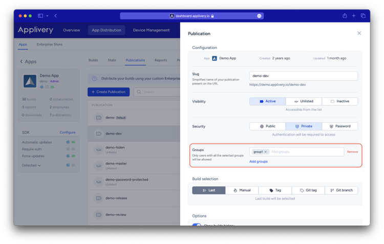 Applivery Mobile App Distribution Platform | Appcircle